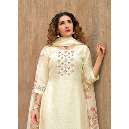 WHITE LOTUS - CATALOG # 50368 (SET OF 6 READYMADE SUITS) MADE IN INDIA ...