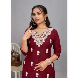 DIVYA - CATALOG # 51921 (SET OF 6 READYMADE KURTIS) MADE IN INDIA BY ...