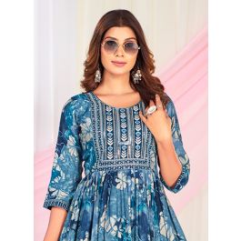 TUSHIKA - CATALOG # 55266 (SET OF 6 READYMDE KURTIS) - Trendy and ...