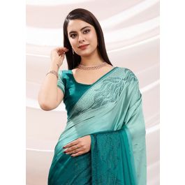 GLOSSETTE Catalog # 56926 - Set of 3 Sarees by Brand S-ETHNIC LIFESTYLE
