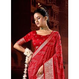 KAASHI 1 - Catalog # 57899 (Set of 4 Sarees) by Brand SHUBH SHREE CREATIONS