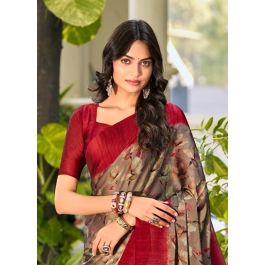 VIPUL FASHIONS JULIET CHIFFON 20 Sarees - Catalog # 59045 (Set of 12)